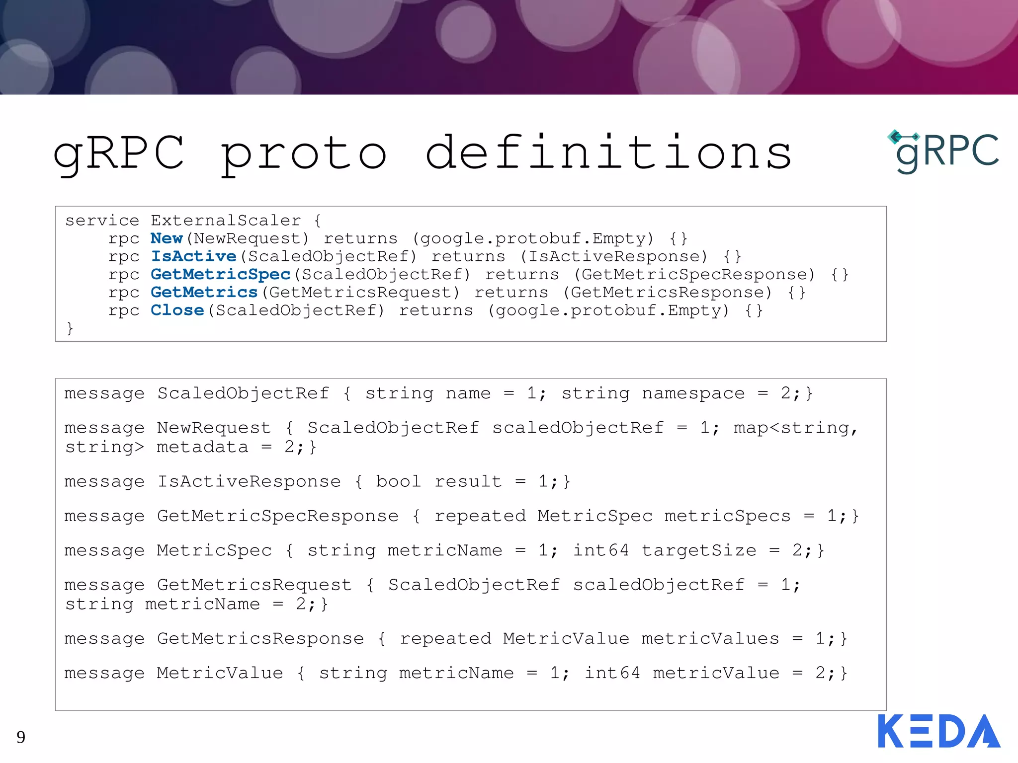 Extending KEDA with External Scalers | PDF