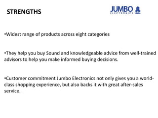 Jumbo Electronics Retailing | PPTX