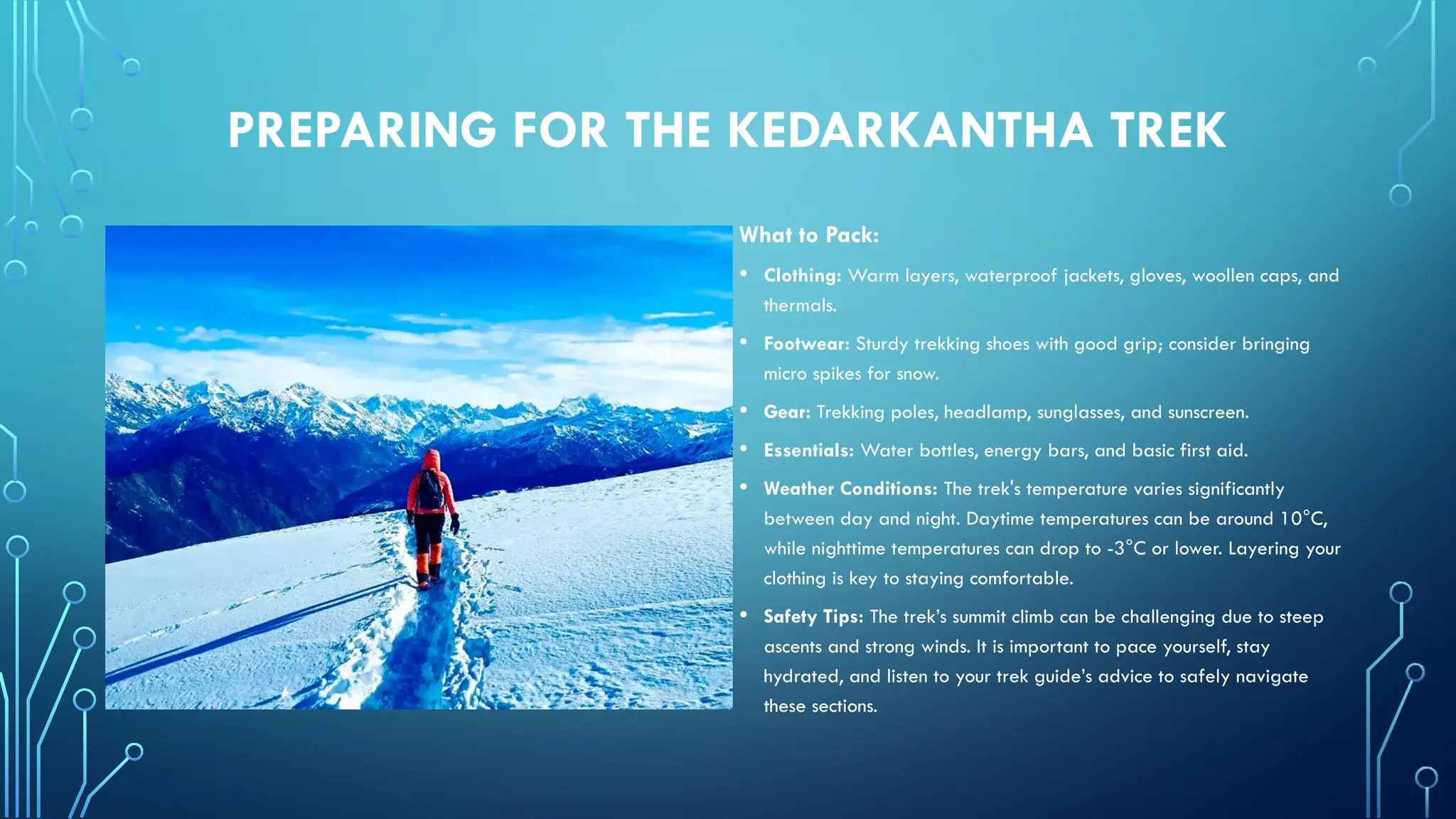 Kedarkantha Trek - Best Trek for Beginners in India | PPTX