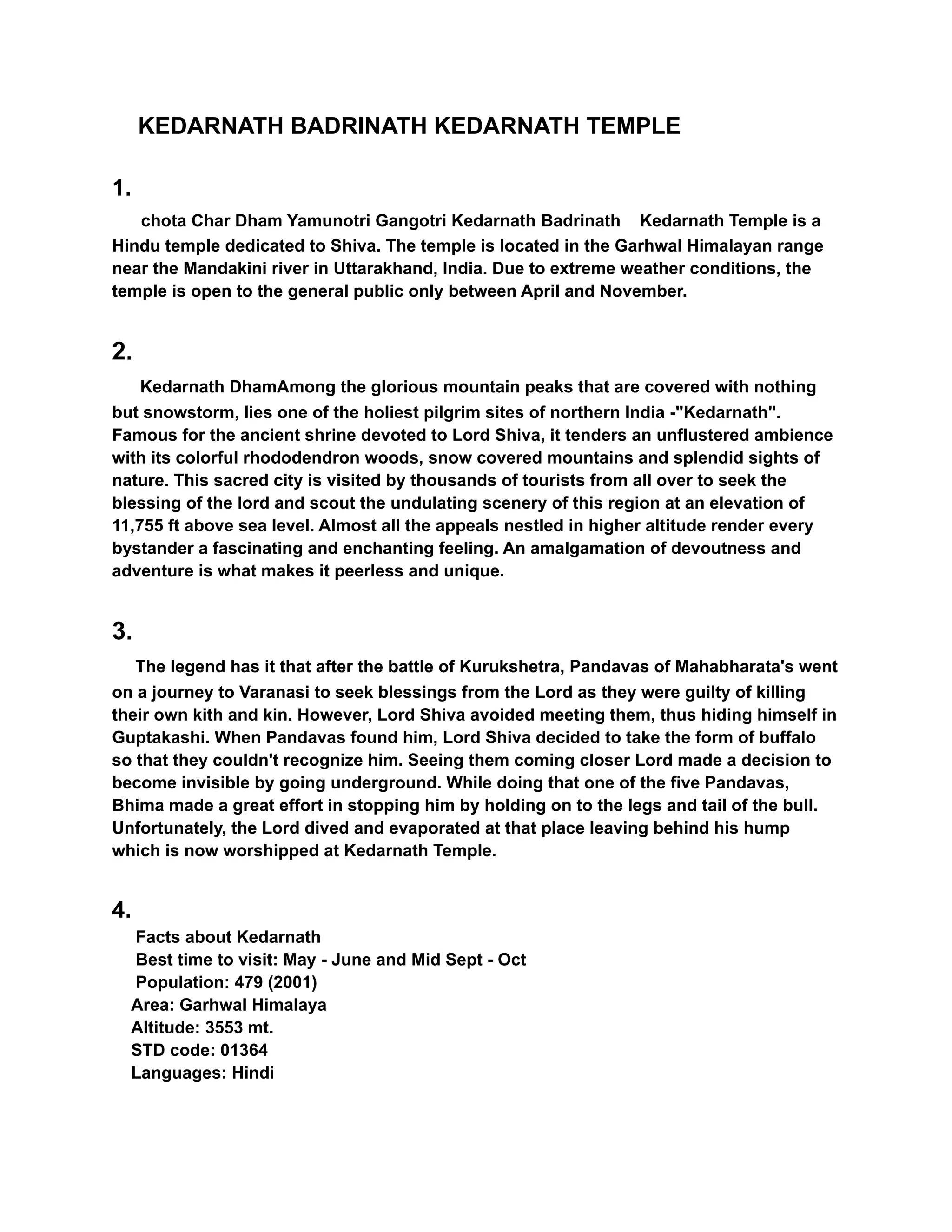 KEDARNATH BADRINATH KEDARNATH TEMPLE.pdf