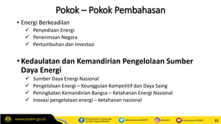 Kedaulatan dan kemandirian pengelolaan energi | PDF