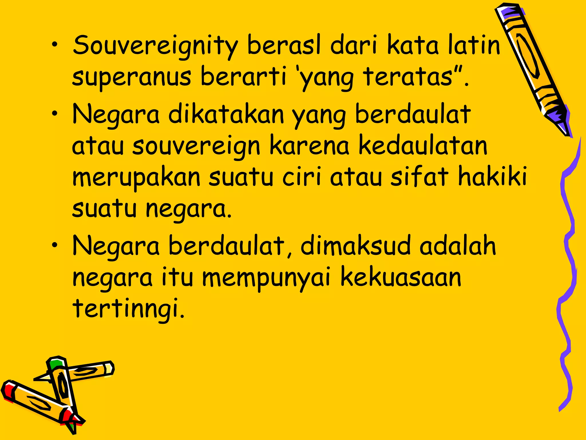 Kedaulatan negara | PPT