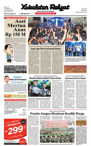 Kedaulatan Rakyat 10 Maret 2014 | PDF