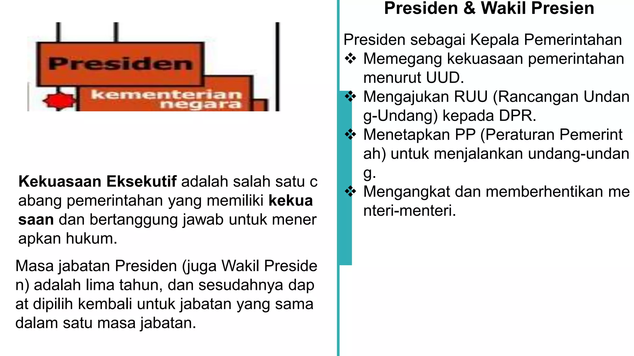 Kedaulatan rakyat dan sistem pemerintahan | PPTX