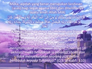 Kedudukan Aqidah | PPTX