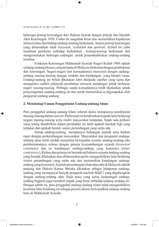 KEDUDUKAN BAYYINAH, SYAHADAH DAN QARINAH DALAM PENGGUBALAN UNDANG ...