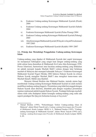 KEDUDUKAN BAYYINAH, SYAHADAH DAN QARINAH DALAM PENGGUBALAN UNDANG ...