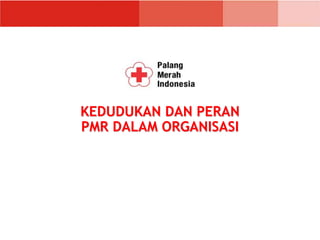 KEDUDUKAN DAN PERAN PMR DALAM ORGANISASI.ppt