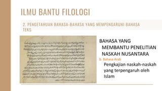 Kedudukan Filologi sebagai Ilmu.pptx