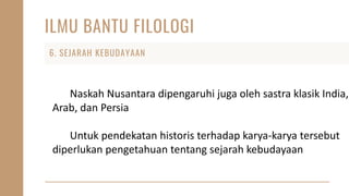 Kedudukan Filologi sebagai Ilmu.pptx