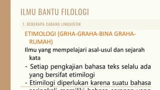 Kedudukan Filologi sebagai Ilmu.pptx