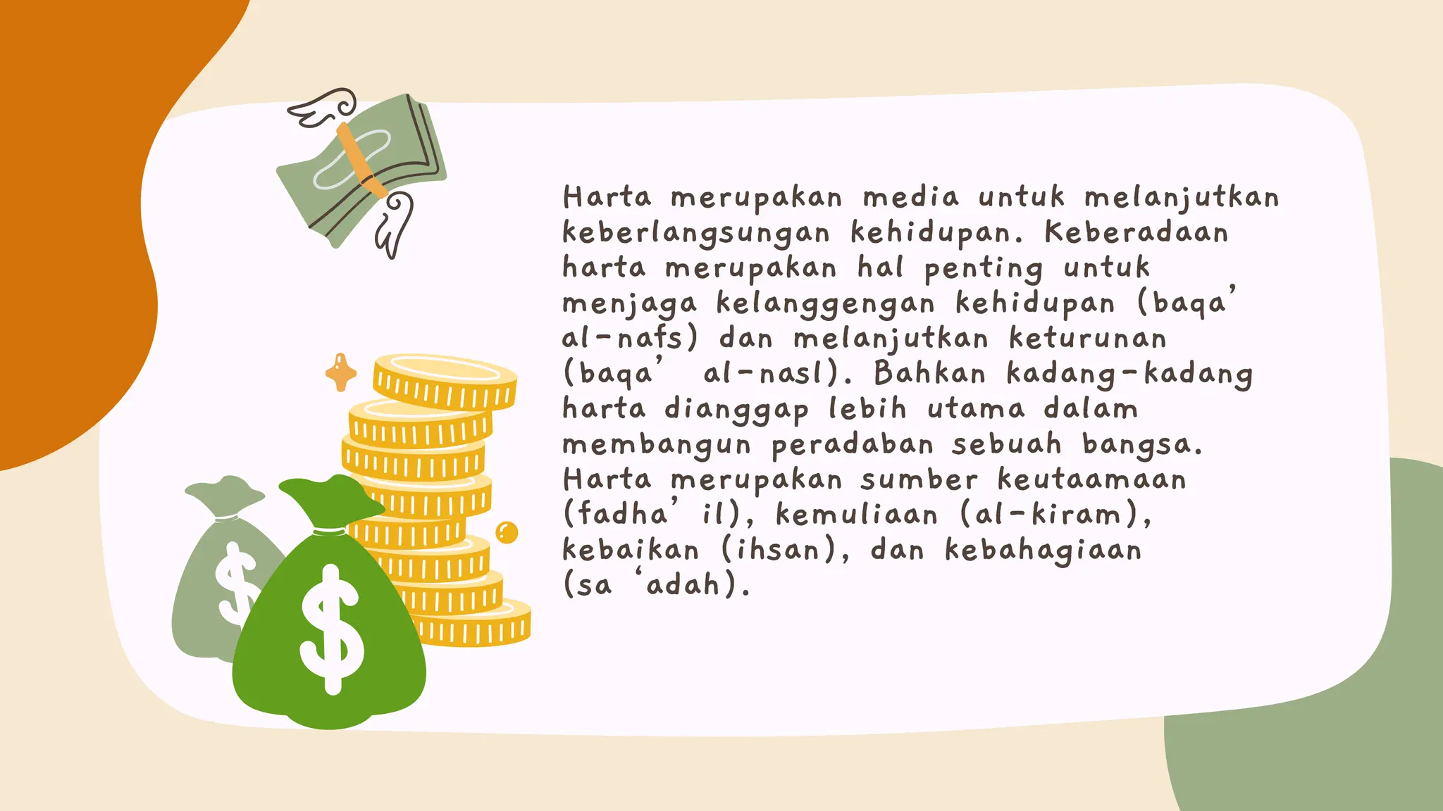 Kedudukan Harta di Dalam Islam I Muamalah Islam | PDF