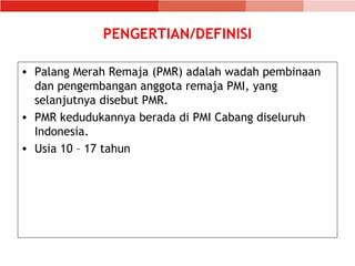 Kedudukan PMR dalam Organisasi PPT (Materi PMR) | PPT