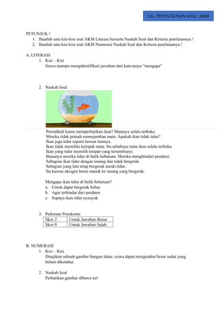 Kedungbanteng_ LK 10a Penyusunan Soal AKM_6C_Hendra Supriyadi.docx