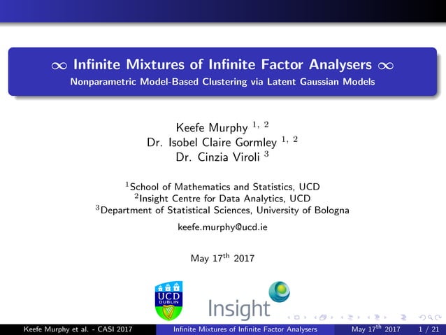 Keefe Murphy - IMIFA - CASI 2017 | PPT