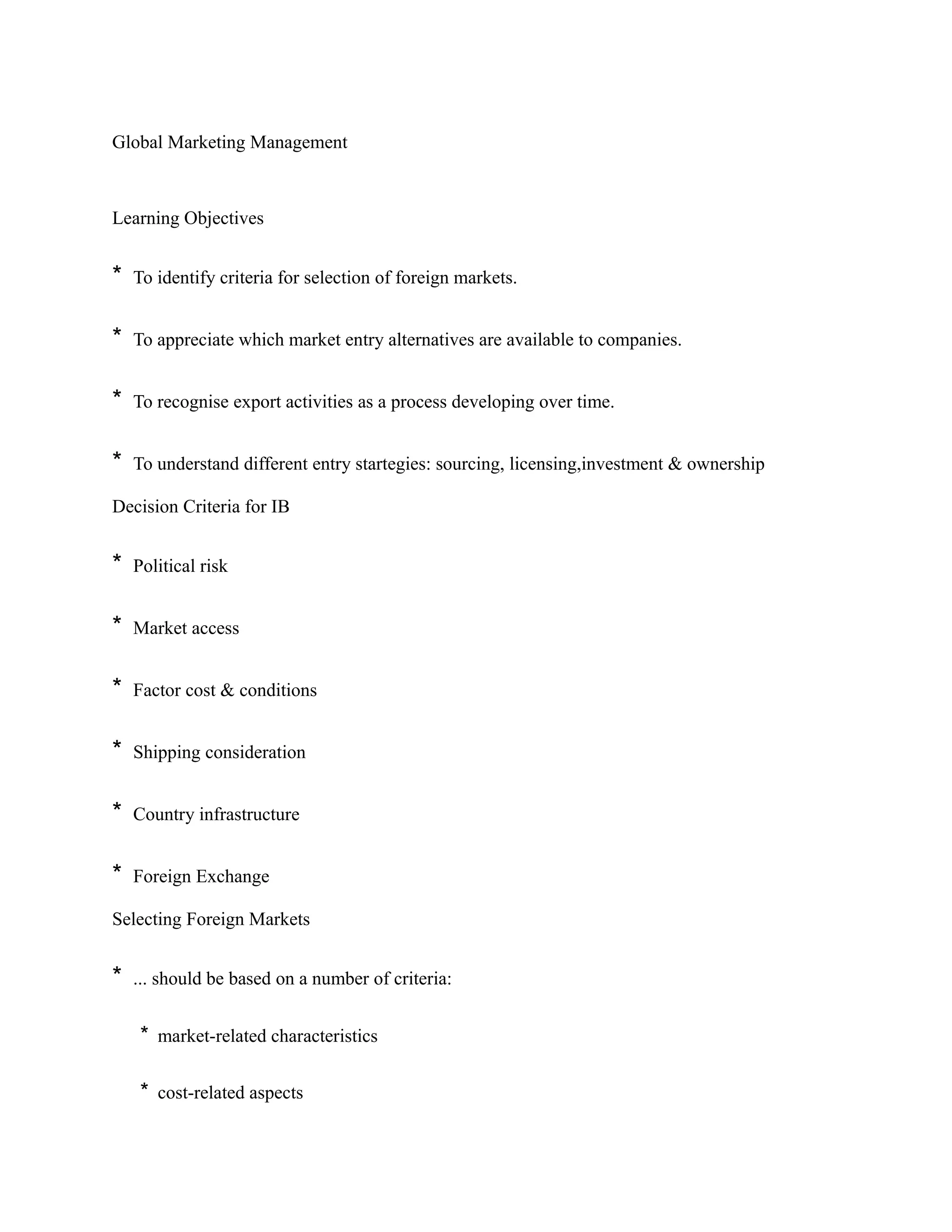 Keegan 7thed- ch08- market entry strategies | PDF