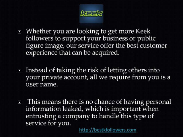 Keeks | PPT