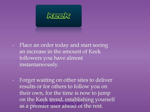 Keek social networking | PPT