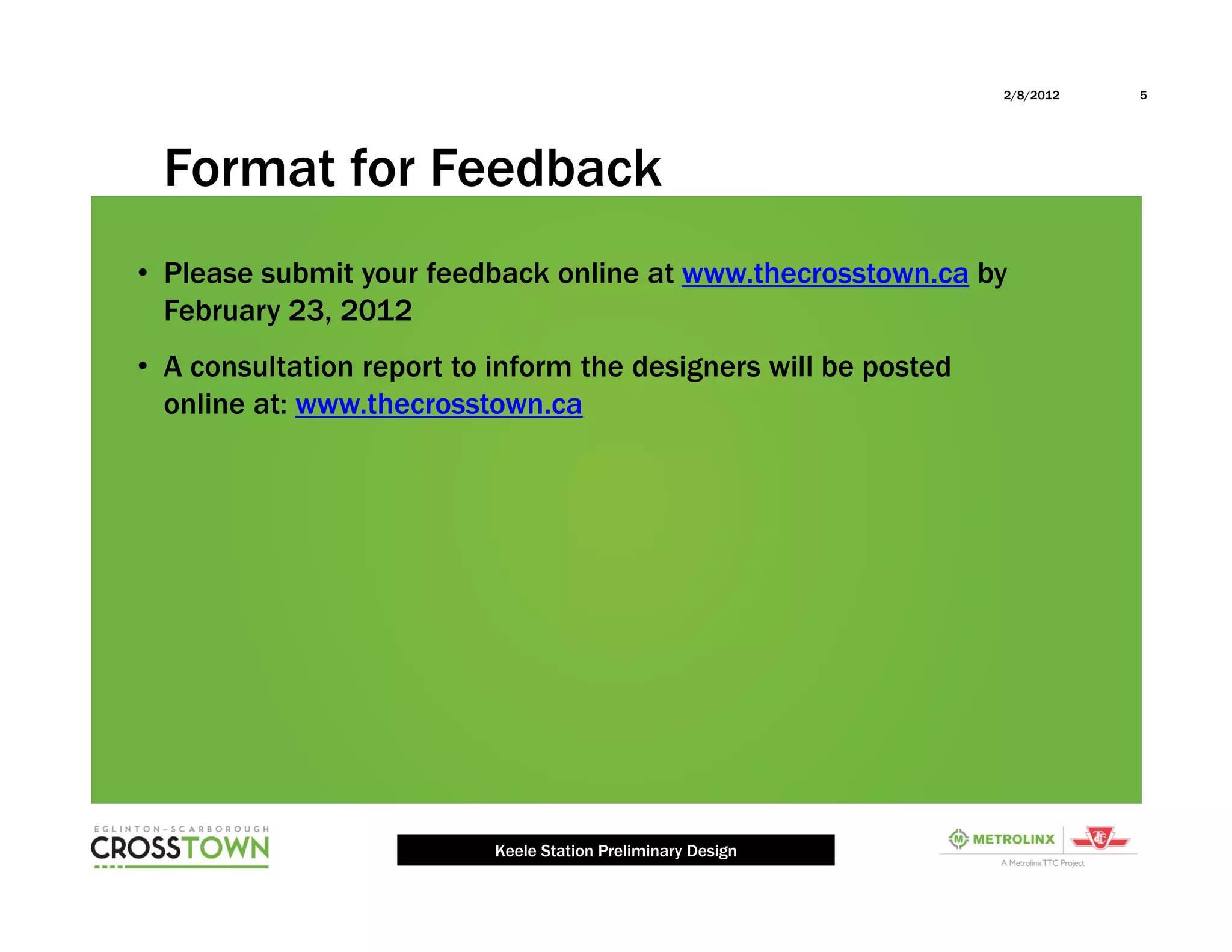 Keele Station: Preliminary Design Consultation | PDF | Rail Travel ...