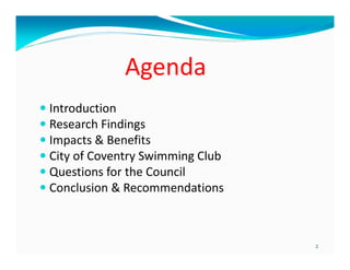 Keep a 50m Pool in Coventry | PDF