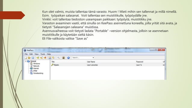Kee pass perusohje | PPT
