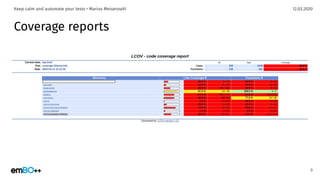 Keep calm and automate your tests | PPT