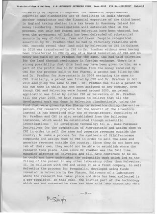 Kee Pharma Fir Against B.S. PRADHAN EOW | PDF