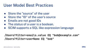 Keep Identities in Sync the SCIMple Way - ApacheCon NA 2022 | PDF