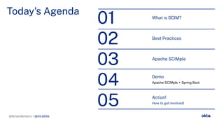 Keep Identities in Sync the SCIMple Way - ApacheCon NA 2022 | PDF