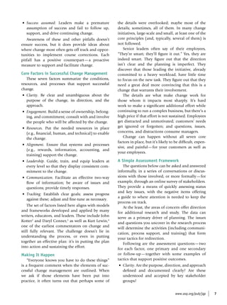Keeping Change On Track Bevan | PDF