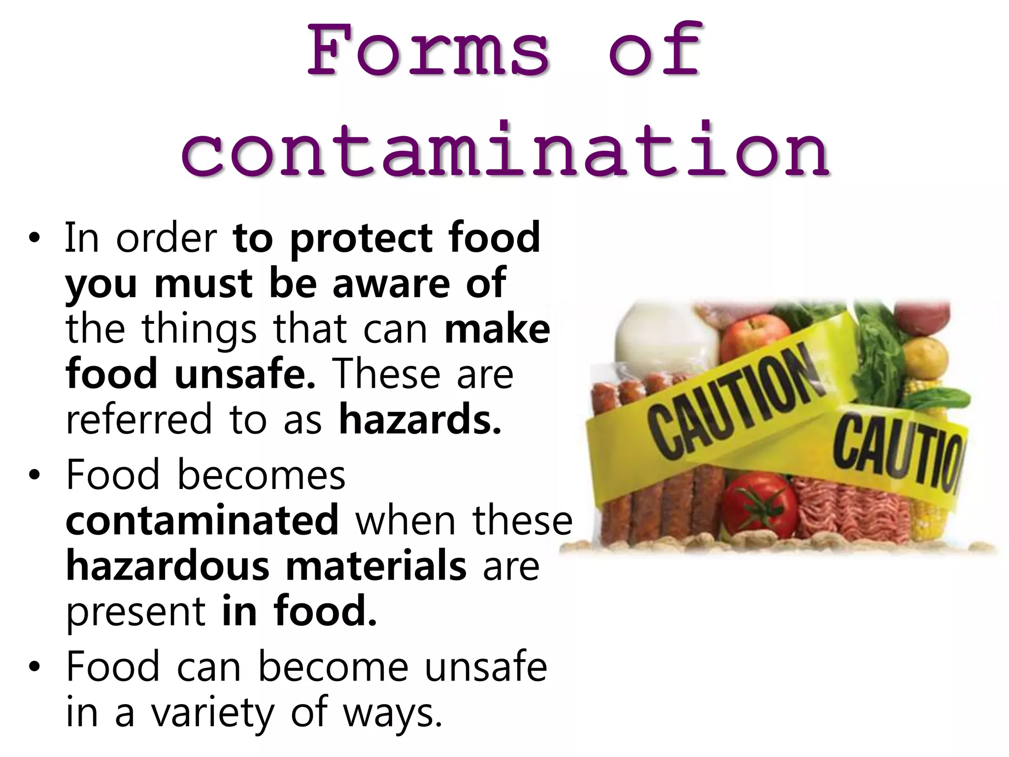 Keeping food safe | PPTX