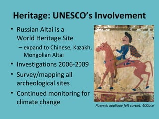 Keeping Mummies Frozen: Climate Change and Scythian kurgans in the ...