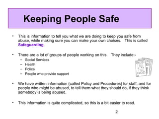 Keeping people safe | PPT