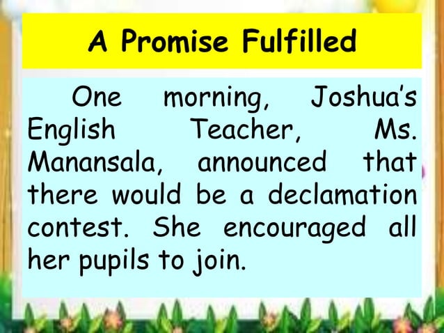 Keeping Promises | PPT