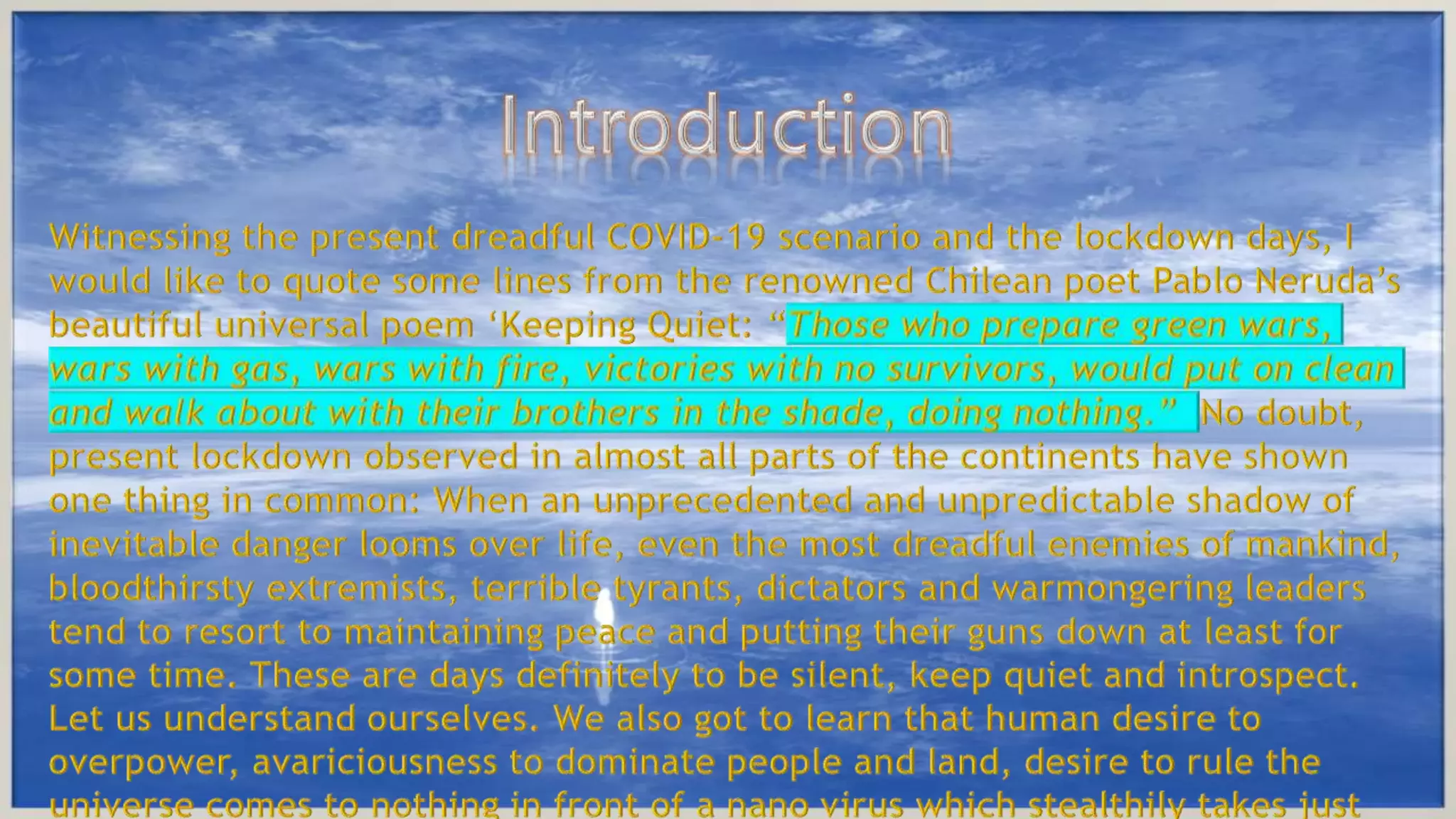 Keeping Quiet Poem.pptx