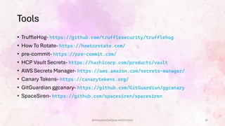 KCDC- Keeping Secrets Out of Your Pipeline | PDF