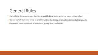 Keeping Tenses Consistent.pptx