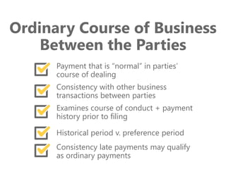 Keeping the Gold: Successfully Resolving Preference Claims | PDF