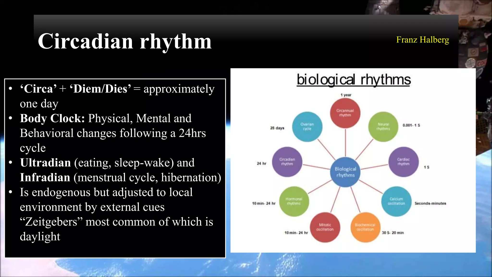 Keeping the rhytm in space | PPTX
