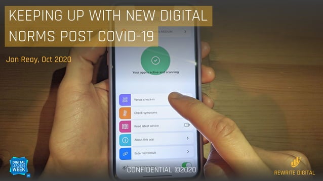 Keeping up with new digital norms post Covid-19 | PPT