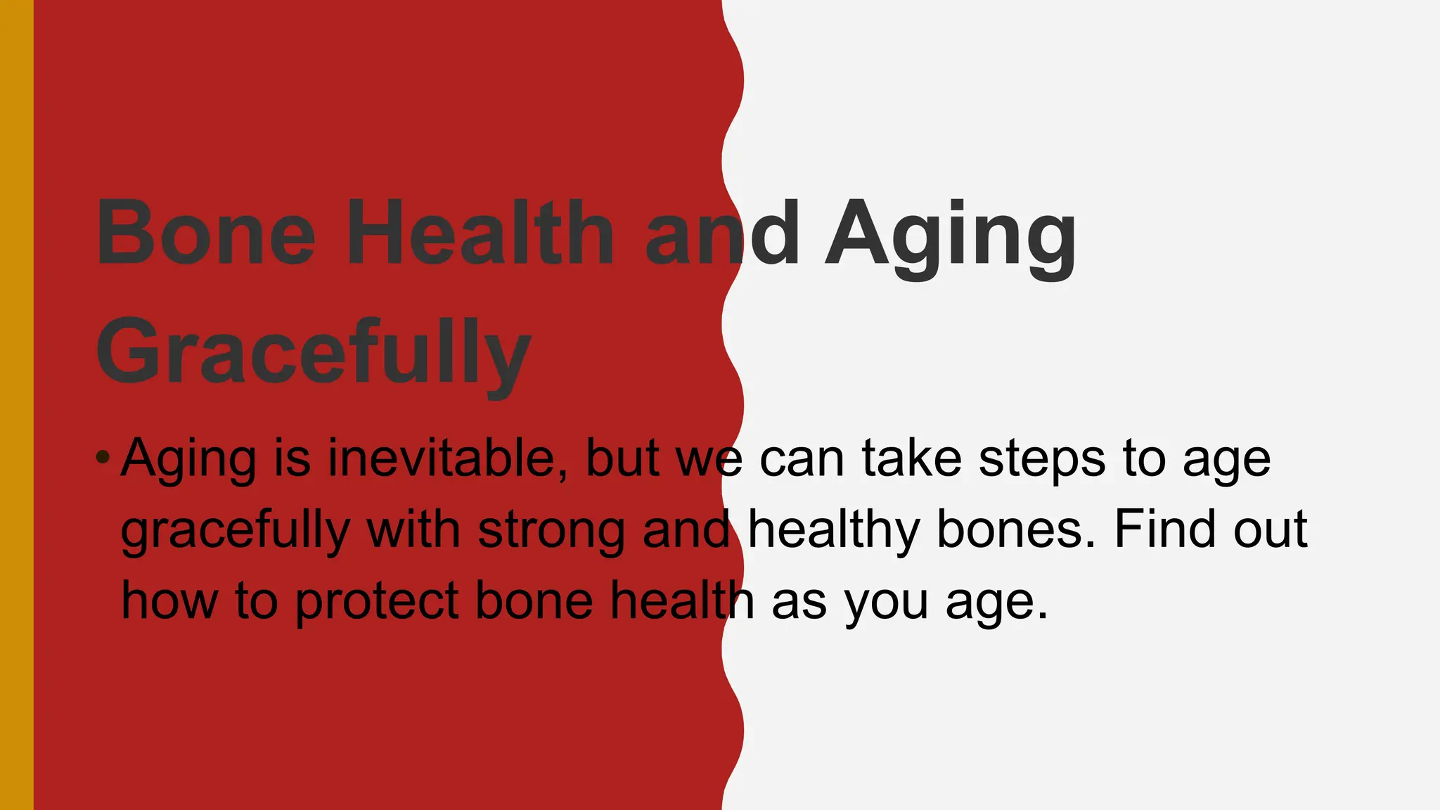 Keeping Your Bones Healthy – A Comprehensive Guide. | PPTX
