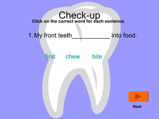 Keeping Your Teeth Healthy And Strong[1] | PPT