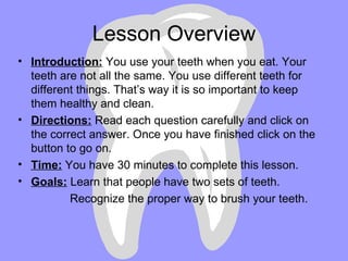 Keeping Your Teeth Healthy And Strong[1] | PPT