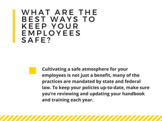 Keeping Your Workplace Safe | PPT