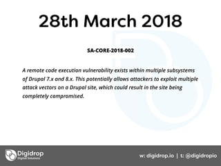 Keep it out - How to keep Drupal Secure | PPT