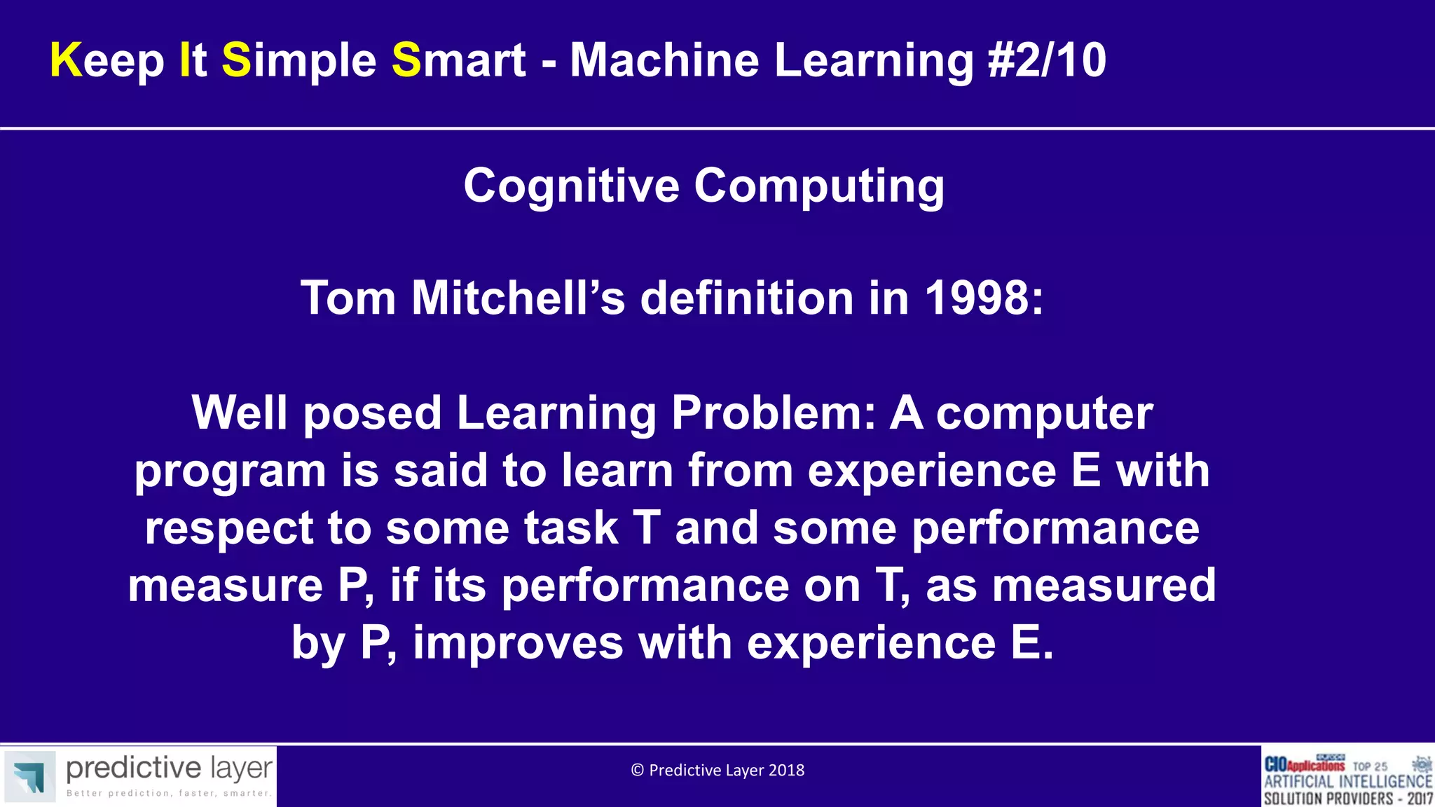 Keep it simple series machine learning | PDF | Technology Industry ...
