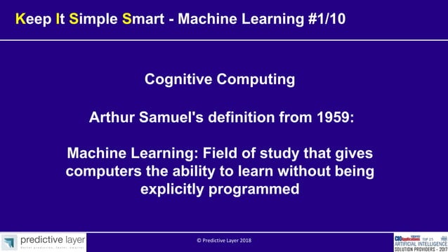 Keep it simple series machine learning | PDF | Technology Industry ...