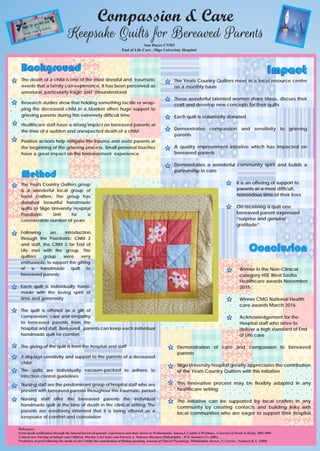 'Keepsake quilts for bereaved parents' (Poster at HFH 2016 conference ...