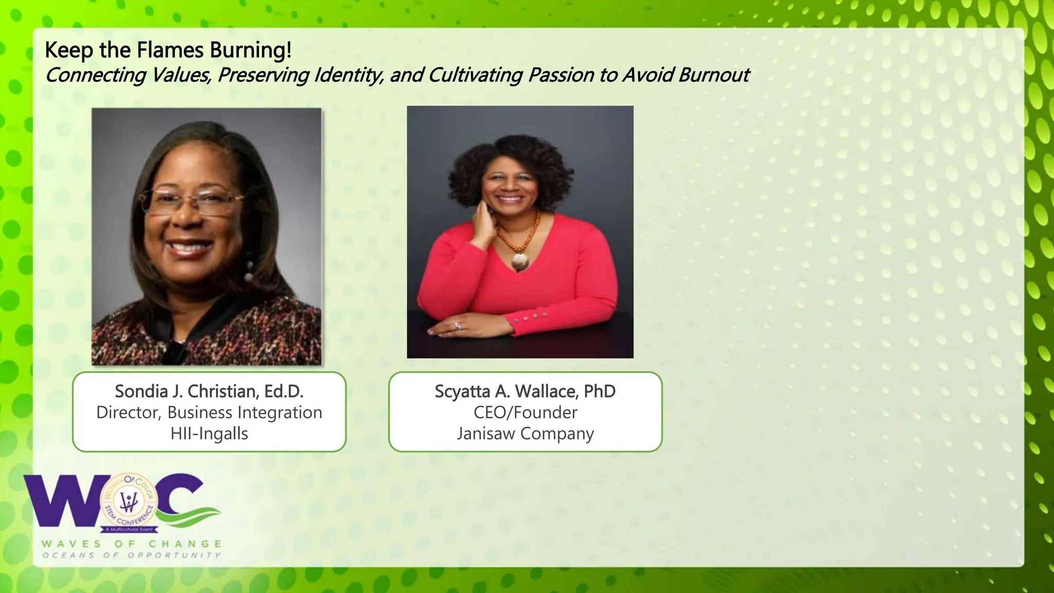 Keep the Fire Burning: Connecting Values, Identity, and Passion to ...