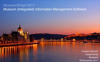 Museum (Integrated) Information Management Systems - Muzeum@Digit | PPT